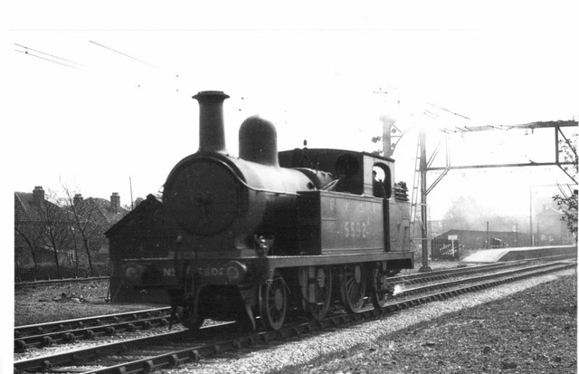 RAIL PHOTO LNER GCR 242t F1 5592 Nr Timperley station Cheshire CLC ...
