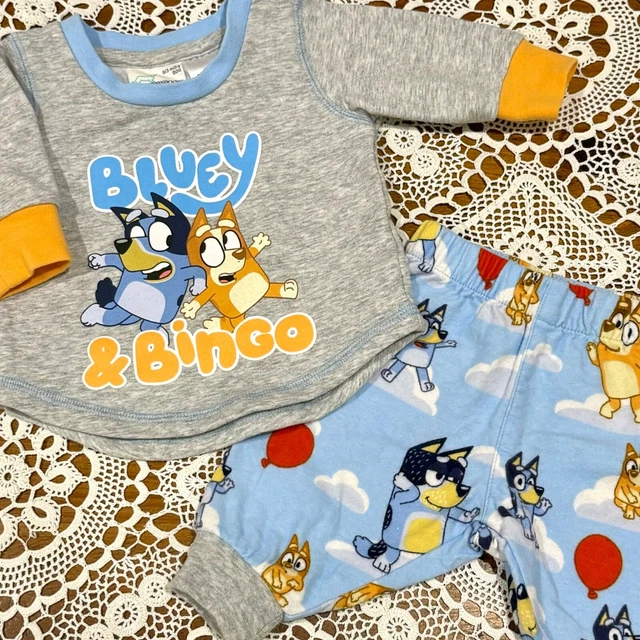 BABY PETER ALEXANDER 000 BLUEY & BINGO Pyjama Set PJS SIZE 0 - 3 MONTHS ...