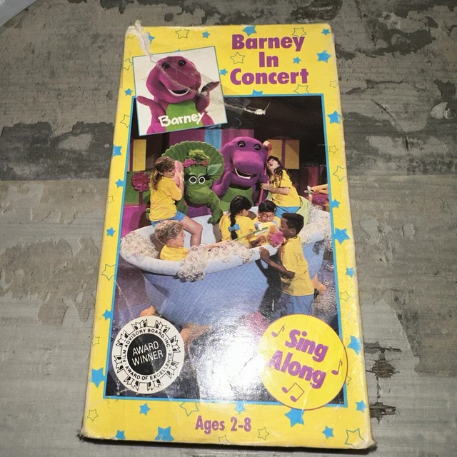 BARNEY IN CONCERT VHS Vintage Sing Along Ages 2-8 £5.63 - PicClick UK