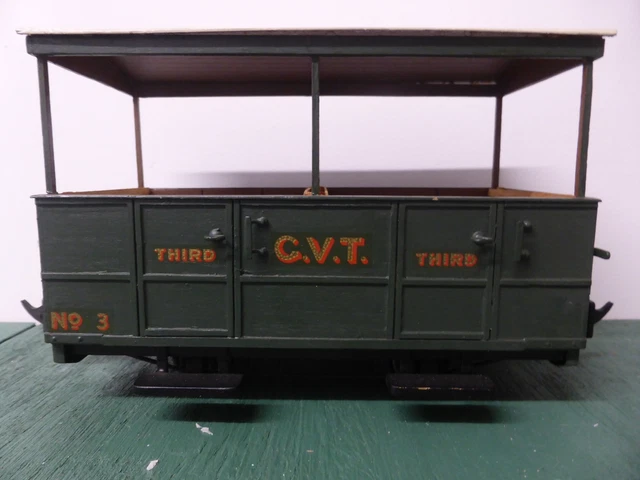 16MM NARROW GAUGE SM32 Handbuilt Open Passenger Carriage w/o Ends GVT ...