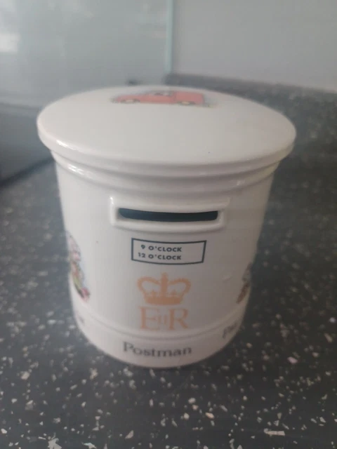 VINTAGE POSTMAN PAT Money Box. 1984. Crown Staffordshire .VGC. £5.00 ...