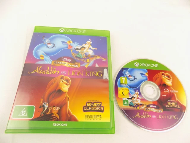 MINT DISC XBOX One Disney Classic Games - Aladdin and The Lion King ...