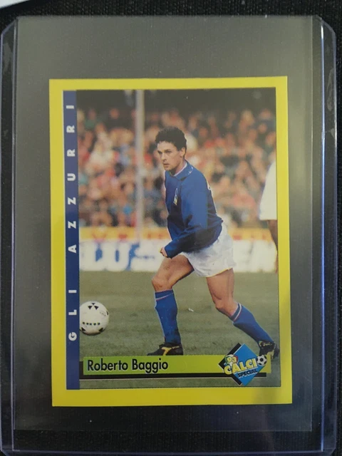 RARE CARD MERLIN Calcio 93 Roberto Baggio Azzuri Italy Toploader 1 No Panini EUR 8,99 - PicClick FR