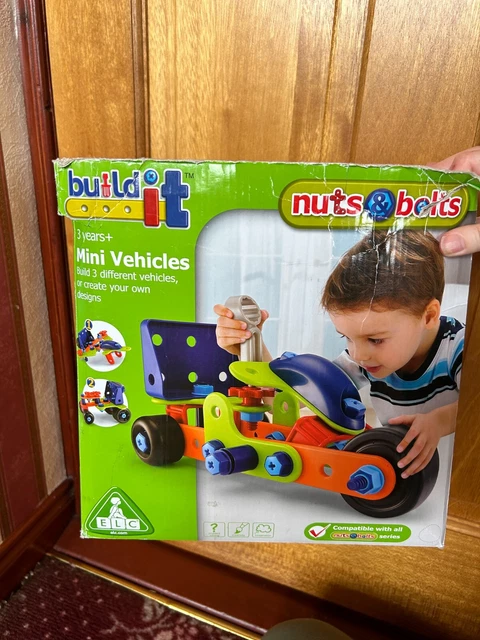 NUTS & BOLTS Build It Mini Vehicles Early Learning Centre Set 3 Years ...