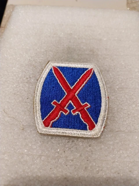 PATCH ARMEE US 10TH INFANTRY DIVISION ww2 original EUR 10,00 - PicClick FR