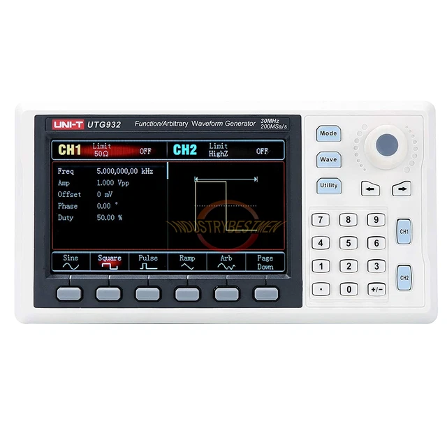 UNI-T FUNCTION GENERATOR Arbitrary Waveform 30 Mhz Dual-Channel 200Msa ...