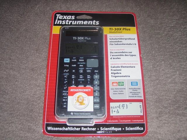 NEW TEXAS INSTRUMENTS Calculator Ti-30X Plus Scientific Calculator £9. ...