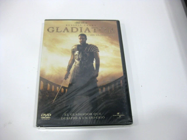 Gladiator Dvd Russell Crowe Joaquin Phoenix Connie Nielsen Sealed Brand