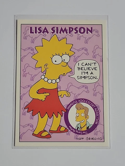 LISA SIMPSON 1993 Skybox Simpsons Character Card #S4, NM-MT £7.43 ...