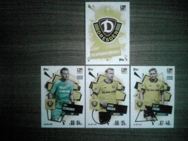 TOPPS MATCH ATTAX BUNDESLIGA 2025/2026: 4x SG DYNAMO DRESDEN Karten ...