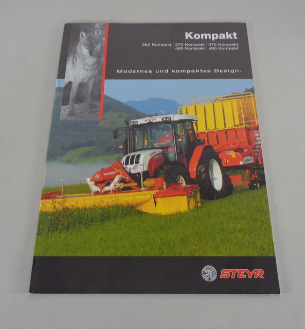 PROSPECTUS/BROCHURE STEYR TRACTOR Universaltraktor Compact 360 - 495 V ...