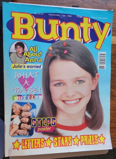 VINTAGE BUNTY COMIC Issue 2174 September 11th 1999 Steps Poster £3.08 - PicClick UK