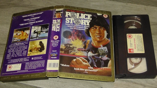 POLICE STORY JACKIE Chan VHS Video Big Box Ex Rental Palace £6.99 ...