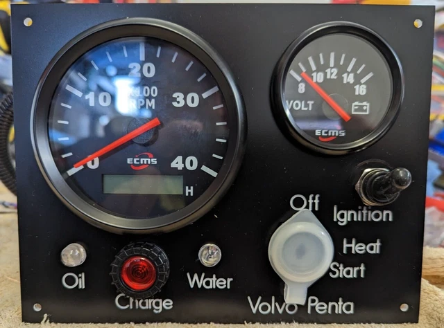 VOLVO PENTA STANDARD instrument panel NEW UK Stock £399.99 - PicClick UK