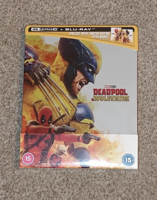 DEADPOOL AND WOLVERINE - 4K Ultra HD + Bluray Steelbook - Brand New & Sealed £42.27 - PicClick UK