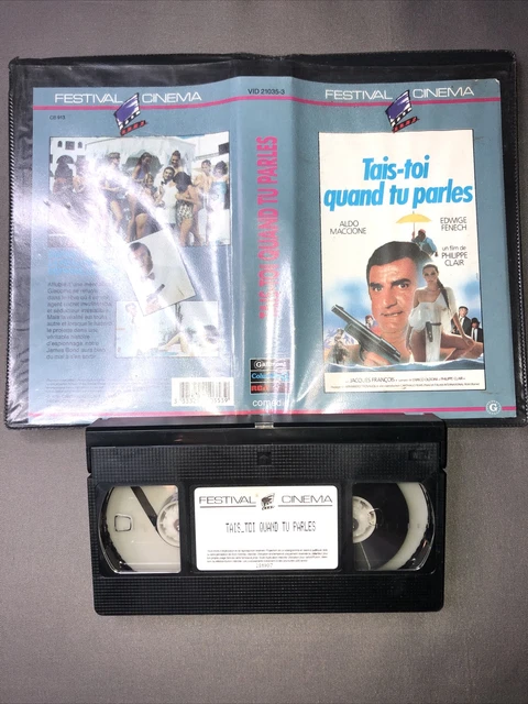 RARE VHS CASSETTE Video K7 Tais Toi Quand Tu Parles ALDO MACCIONE Festival 1981 EUR 25,90 ...