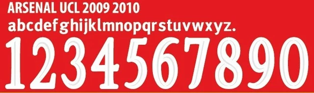 ARSENAL 2009 10 HOME Nameset Football shirt Any Name Number Henry ...