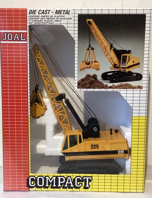JOAL COMPACT 1:50 Scale - CAT 225 Digging Crane unused Excellent Made ...
