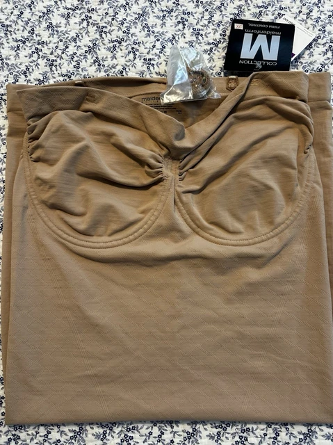MAIDENFORM SHAPEWEAR SLIP 2X Built In Bra New Old Stock £27.20 ...