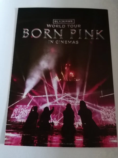 BLACKPINK JENNIE LISA Rose Jisoo Born Pink Cinema Postcard Original ...