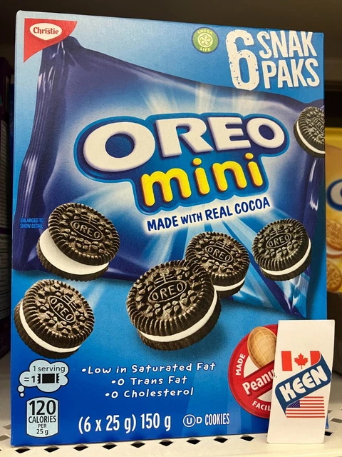 OREO SNACK PACKS Mini Chocolate Sandwich Cookies, 150 g, Exp:2026JA18 ...