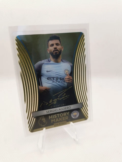 PANINI ADRENALYN XL 2025: AGUERO. History Maker Signature card ...