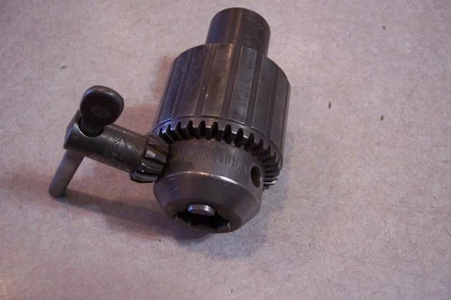 VINTAGE JACOBS NO 3A 1/8"- 5/8" Drill Lathe Chuck With Jacobs #3 Key £ ...