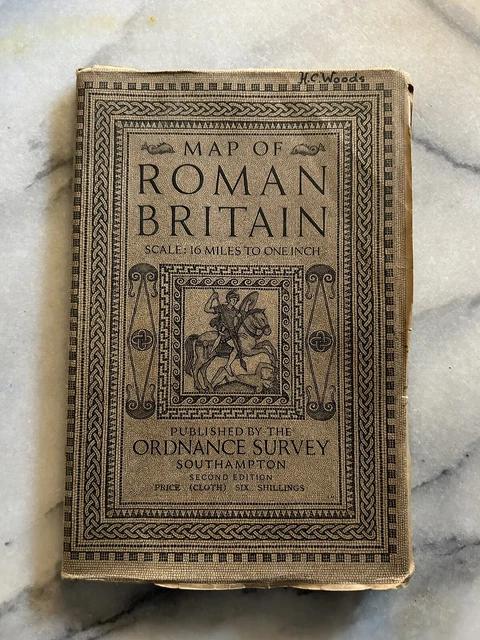 ORDNANCE SURVEY MAP Of Roman Britain 1931 EUR 16,32 - PicClick IT