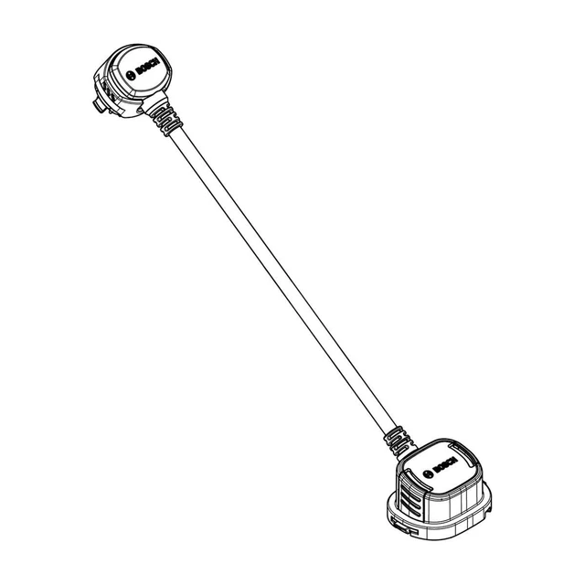 CÂBLE CONNEXION PROLONGATEUR Powermore Guide Verso Tuyau Oblique 100mm ...