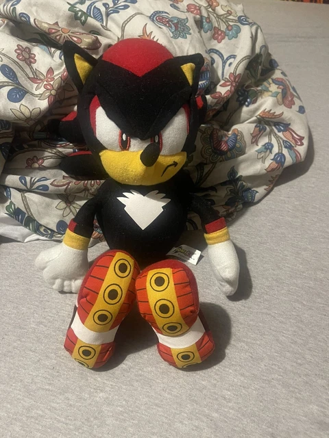 SONIC BOOM SHADOW The Hedgehog 8" Soft Toy Plush Tomy Sega Black Red £ ...