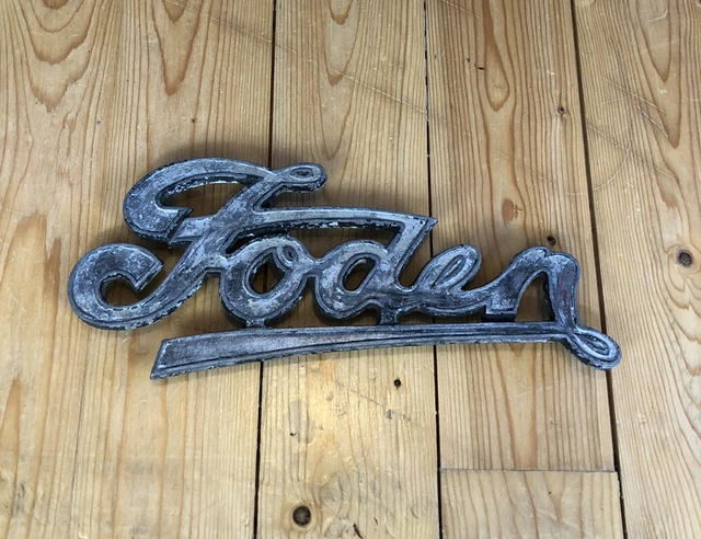 FODEN LORRY TRUCK Grill Radiator Badge Plaque Vintage Commercial Sign £ ...