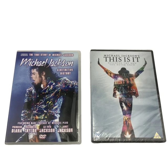 MICHAEL JACKSON DVD This Is It And Music & A Definitive History King Of ...