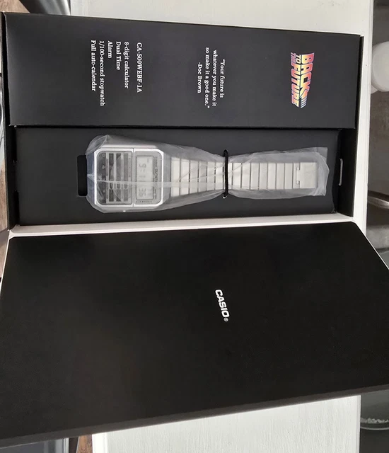 CASIO X BACK To The Future - LE Watch - CA-500WEBF-1A - IN HAND $490.34 - PicClick CA