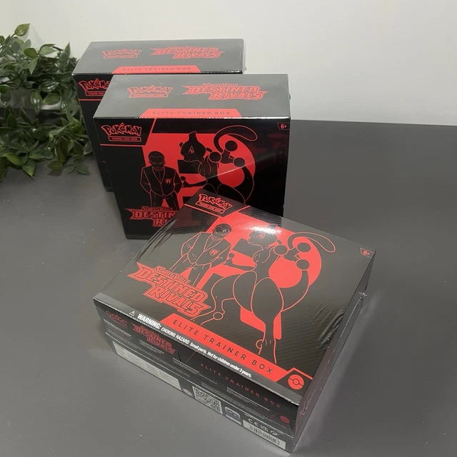 POKÉMON TCG: SCARLET & Violet Destined Rivals ETB x 3 Boxes £249.99 ...