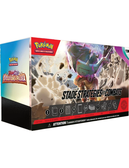 POKEMON COFFRET BUILD & Battle Stadium Evolution à Paldea FR ...