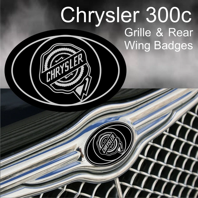 CHRYSLER 300C LOGO Grille and Rear Wing Badge Emblems (B/C) £19.99 ...
