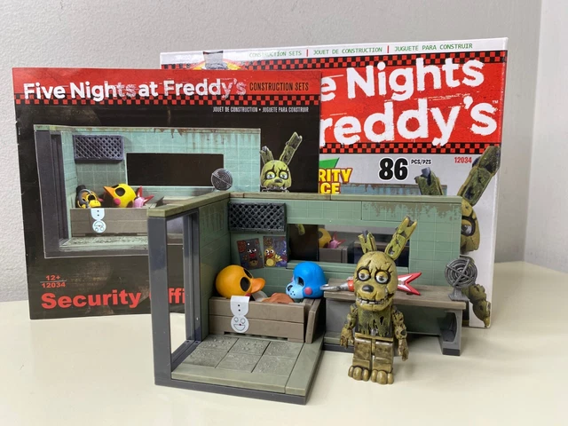 FNAF FIVE NIGHTS At Freddy's SECURITY OFFICE 12034 McFarlane Used Set ...