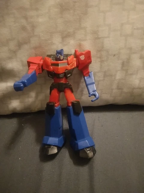 MCDONALD'S TRANSFORMERS OPTIMUS Prime Robot Figure Happy Meal Toy #3 ...