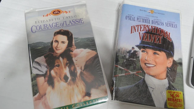 BRAND NEW 2 VHS International Velvet Tatum O Neal / Courage of Lassie ...