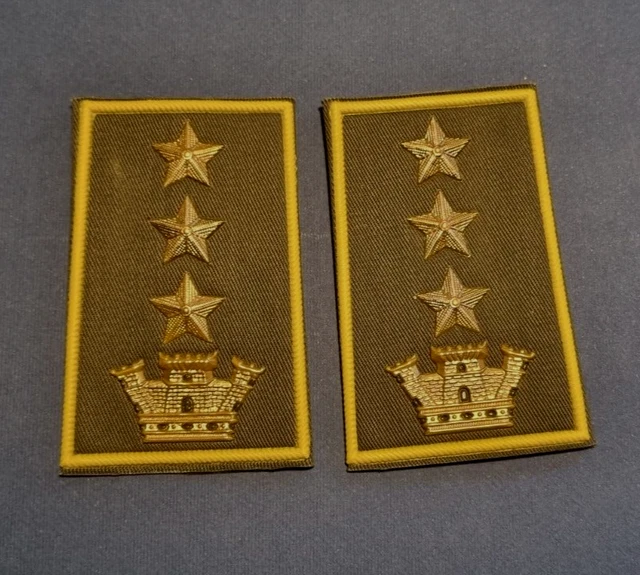 COPPIA DI GRADI Tubolari Colonnello G.d.f. Esercito Italiano EUR 8,00 ...