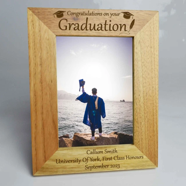 CUSTOM GRADUATION PHOTO LEAVERS 2025 Photo Frame 5X7 Frame Keepsake ...