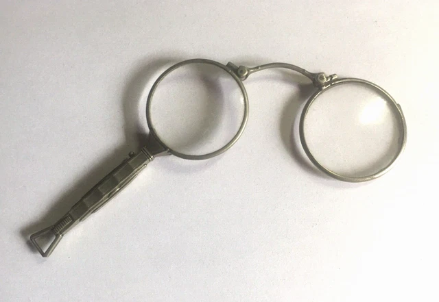 LORGNON LORGNETTE STIELBRILLE alte antike Brille Art Déco Klappbrille ...