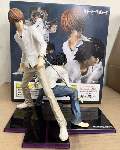 NEW ANIME DEATH Note Figure Light Yagami & L Pvc Model Statue ...
