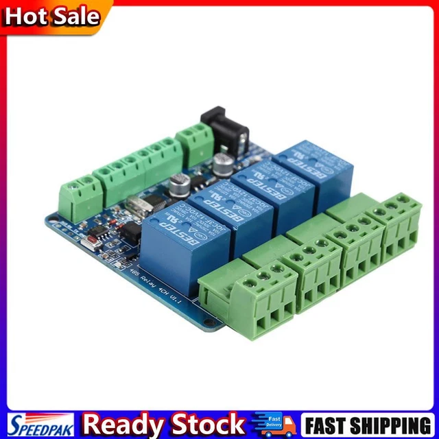 Modbus Rtu 4 Way Relay Module Ttlrs485 Interface Communication With