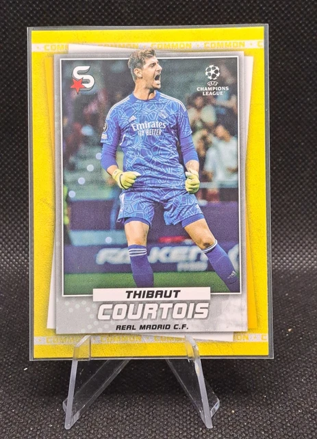 THIBAUT COURTOIS - variation card common - Topps UCL Superstars 22/23 ...