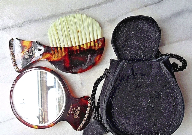 RARE VINTAGE OPERA Faux Tortoise Shell Art Deco "PYGMALION" Handbag ...