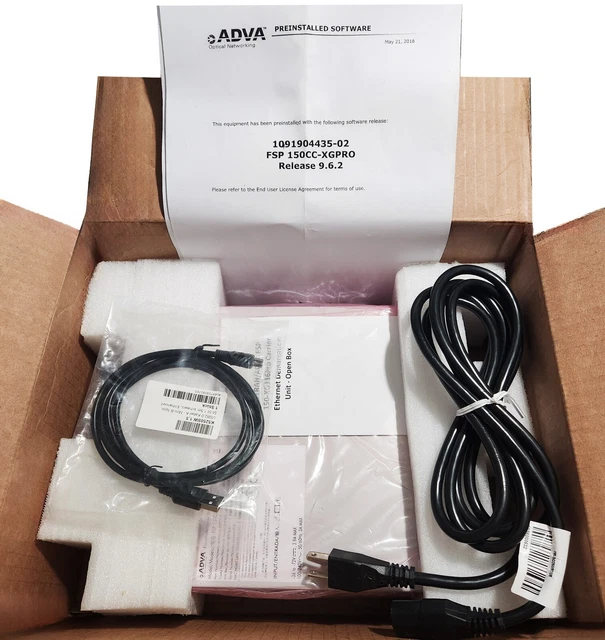 ADTRAN/ADVA FSP 150-XG116PRO Carrier Ethernet Demarcation Unit w/PS ...