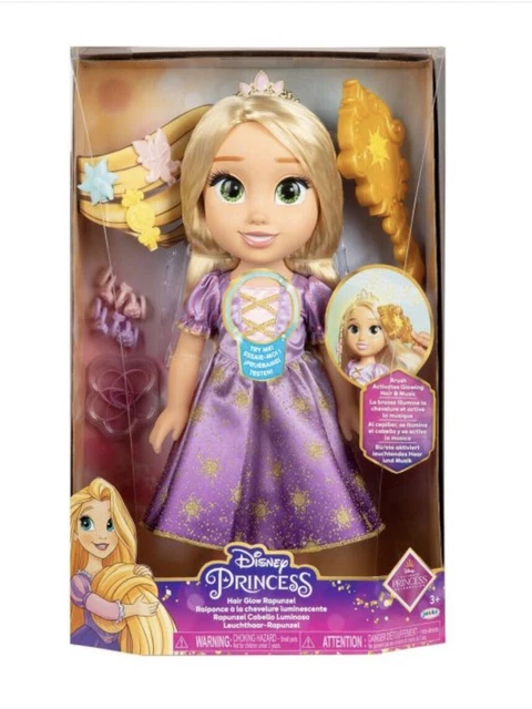 DISNEY PRINCESS HAIR Glow Rapunzel Sing Along Doll - Damaged Packaging ...