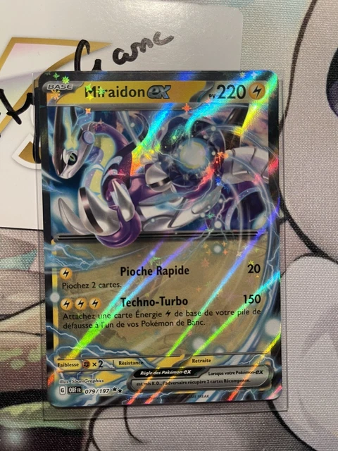 CARTE POKÉMON MIRAIDON EX 079/197 EV03 Flammes Obsidiennes FR NEUF EUR ...