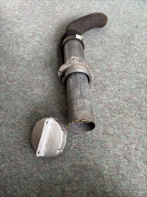 LAND ROVER SERIES 2a/3 Fuel Filler extension tube and 2 Prong cap with ...